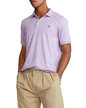 Polo Ralph Lauren Classic Fit Soft Cotton Polo Shirt Purple Heather