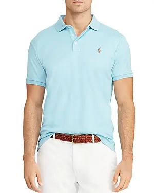 Polo Ralph Lauren Classic Fit Soft Cotton Polo Shirt Sea Blue