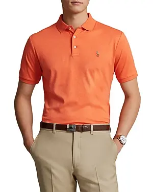 Polo Ralph Lauren Classic Fit Soft Cotton Polo Shirt Spring Melon Heather