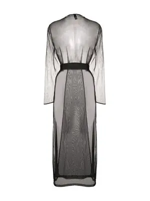 MAISON CLOSE Madame Rêve Sheer Belted Robe
