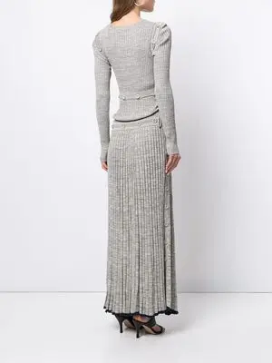 christopher esber deconstructed knit dress Deconstructed Knit Maxi Dress By Christopher Esber