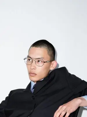 Balenciaga Logo Navigator Glasses
