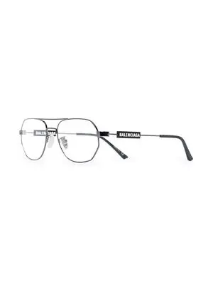 Balenciaga Logo Navigator Glasses