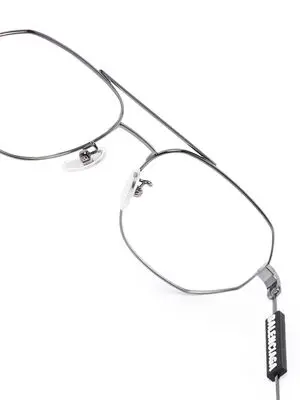 Balenciaga Logo Navigator Glasses