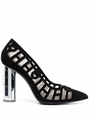 Ferragamo Paneled Pumps