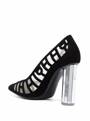 FERRAGAMO Mirrored Heel Pumps