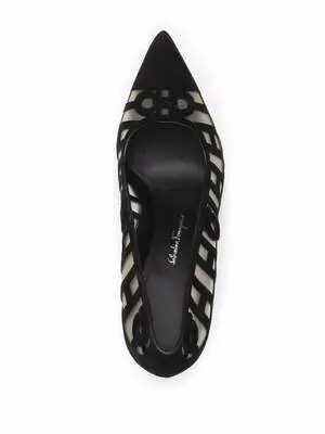 FERRAGAMO Mirrored Heel Pumps