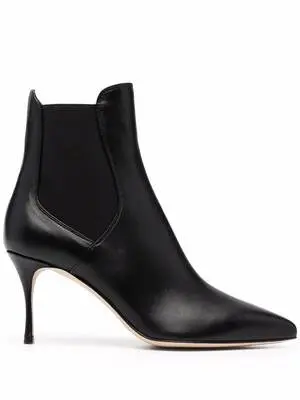 SERGIO ROSSI 80mm Godiva Chelsea Boots
