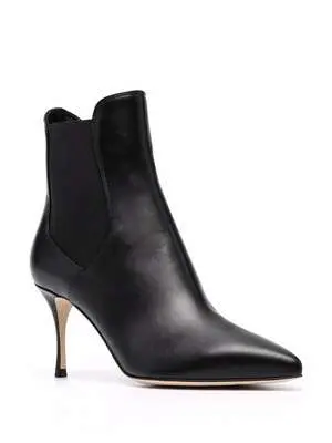 SERGIO ROSSI 80mm Godiva Chelsea Boots
