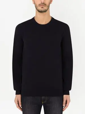 Dolce & Gabbana Round-neck Cashmere Jumper - Blue