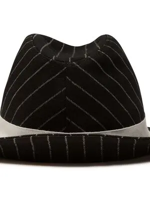 Dolce & Gabbana Pinstriped Fedora
