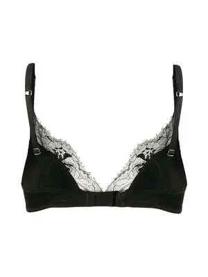 FLEUR OF ENGLAND Lace-embellished Plunge Bra