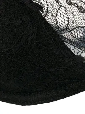 FLEUR OF ENGLAND Lace-embellished Plunge Bra