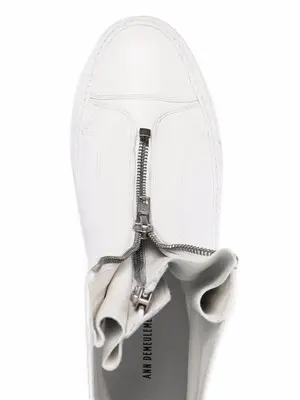 ANN DEMEULEMEESTER Dual Zip-front Ankle Boots
