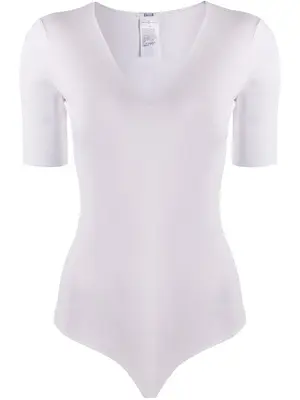 WOLFORD Short-sleeve Bodysuit Top