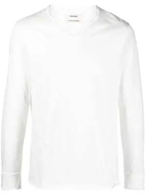 Zadig&Voltaire Monastir Long-sleeved T-shirt - White
