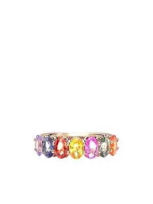 PRAGNELL 18kt Rose Sapphire Cocktail Ring - Gold