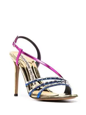 Alexandre Vauthier Rhinestone-embellished High Heel Sandals