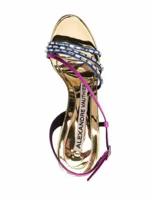 Alexandre Vauthier Rhinestone-embellished High Heel Sandals