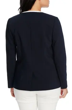 Chaus One-button Trimmed Jacket