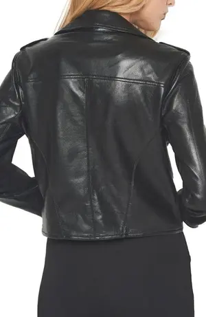 AS By DF Cult Recycled Leather Jacket - Black