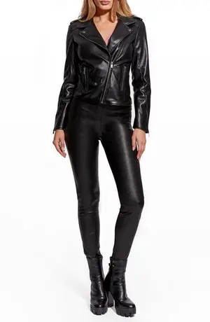 AS By DF Cult Recycled Leather Jacket - Black