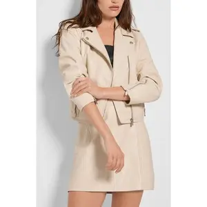AS By DF Cult Recycled Leather Jacket - Sand