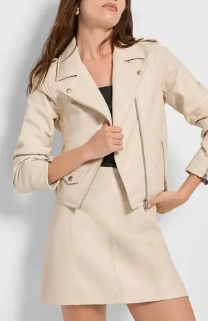 AS By DF Cult Recycled Leather Jacket - Sand