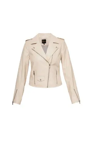 AS By DF Cult Recycled Leather Jacket - Sand