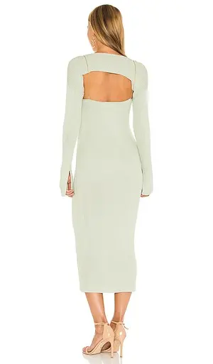 knee length dresses for ladies Sweetheart Neckline Maxi Dress in Sage Green - 10