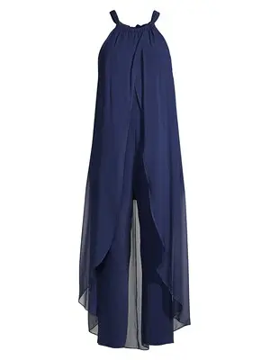 Trina Turk Trina Turk Park Silk Jumpsuit - Ink