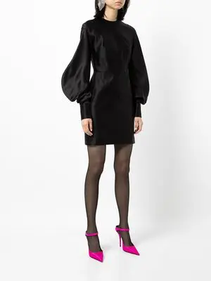 TOM FORD Puff-sleeve Duchess-silk Minidress
