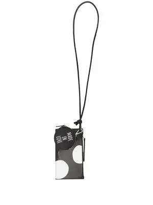 PORTS V Spot-print Leather Cardholder