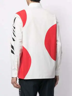 PORTS V Graphic-print Long-sleeve Shirt