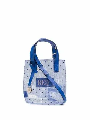 Red Valentino Polka-dot Tote Bag - Blue