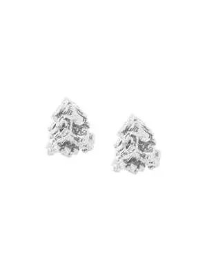 COUP DE COEUR Vortex Stud Earrings - Silver