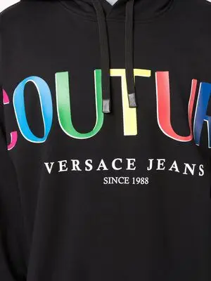 Versace Logo-print Cotton Hoodie