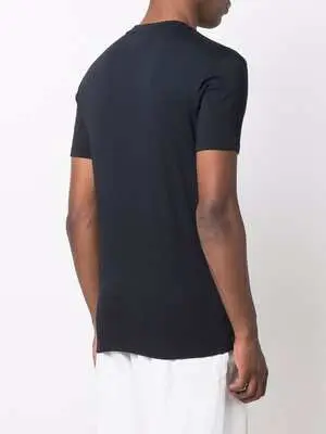 Emporio Armani Round Neck Short-sleeved T-shirt - Blue