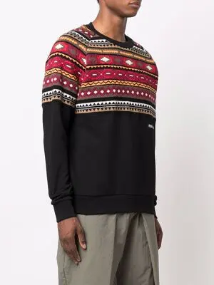 COUNTY OF MILAN Folk-pattern Sweatshirt