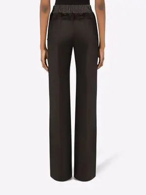 Dolce & Gabbana Twill Palazzo Trousers