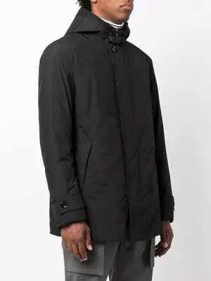 MOORER Raffaello-stp Padded Coat - Black