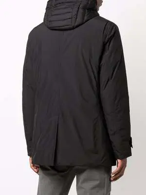 MOORER Raffaello-stp Padded Coat - Black