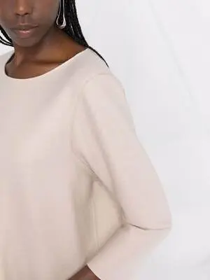 Harris Wharf London Round Neck Dress - Neutrals