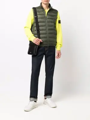 Barbour Padded Logo Gilet - Green