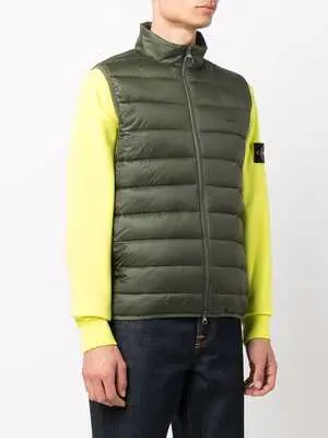 Barbour Padded Logo Gilet - Green
