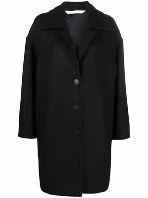 Palm Angels Logo-print Oversized Coat