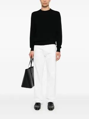 THE ROW Benji Cashmere Sweater - Black