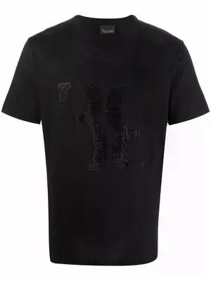 BILLIONAIRE Double B Crystal-embellished T-shirt