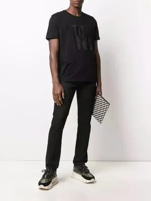 BILLIONAIRE Double B Crystal-embellished T-shirt