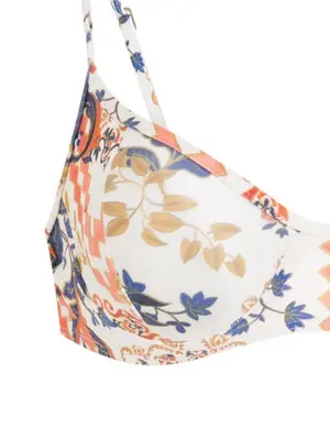 LYGIA & NANNY Cassis Graphic-print Bikini Top